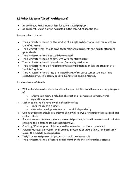 Software Architecture Unit 1 Notes Docx