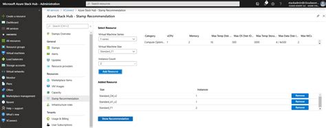 Determine The Optimal Azure Stack Hub Instance Aka Stamp To Deploy A