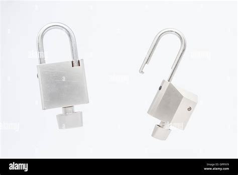 The Padlock Without A Key Which Anyone Can Open And Close It Stock Photo Alamy