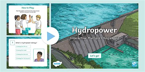 Hydropower Interactive Multiple Choice Quiz Teacher Made