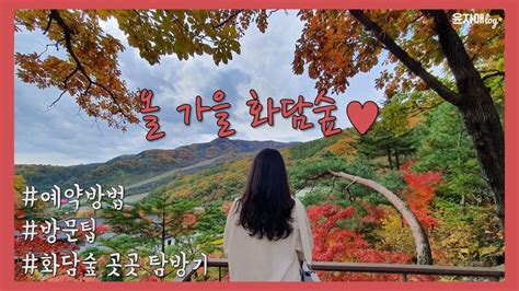 화담숲 예약팁 및 방문 꿀팁🍁 가을 단풍 명소 탐방🍂 Youtube