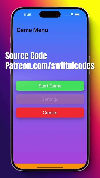 Epic Swiftui Game Menu Dive Into Interactive Animations 🎮 Youtube