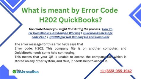 2 Easy Ways To Fix QuickBooks Error H202 Pdf