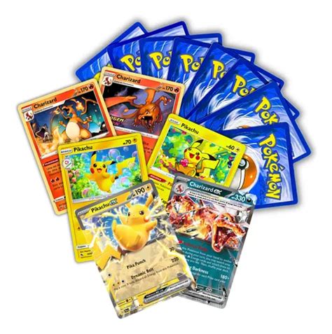Kit 50 Cartas Pokémon 1 Ultra Rara Original Copag Parcelamento