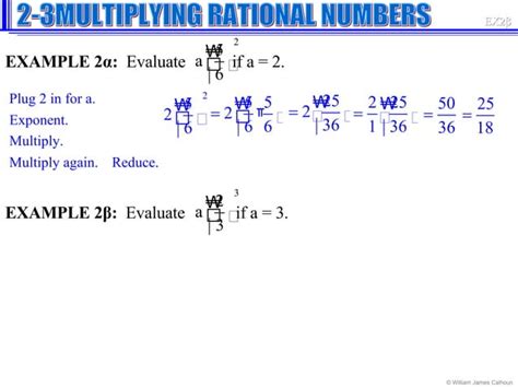 Lesson 2 3 Multiplying Rational Numbers PPT
