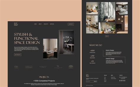interior design website design ui template templatemonster