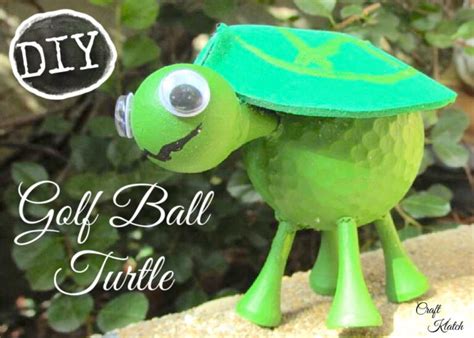 30 Golf Ball Crafts Diy ~ Craft Klatch How To Craft Klatch