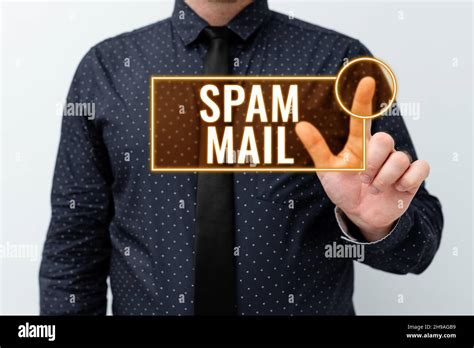 Handwriting Text Spam Mail Business Idea Intrusive Advertising Inappropriate Messages Sent On