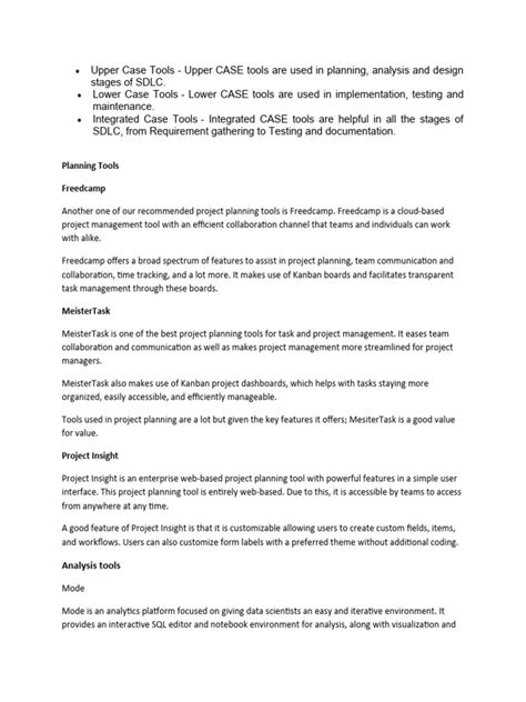 upper case tools pdf