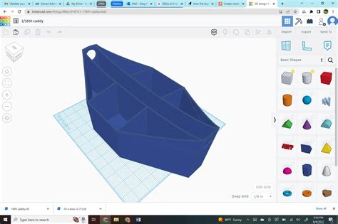 Classroom Table Caddy By Omnicomplex Download Free Stl Model