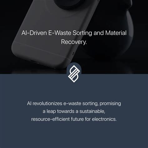 AI-Driven E-Waste Sorting and Material Recovery. → Scenario