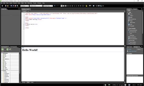 Microsoft Expression Web 4 Table Kopam