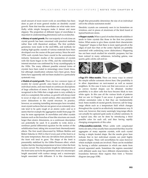 Notes For The Growth Of Crystals A New Kind Of Science Online By Stephen Wolfram [page 993]