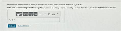 Determine Two Possible Angles Theta And Chegg
