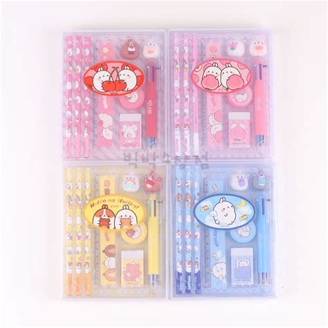 빅박스상점 몰랑 케이스 문구세트 1p 버전3 최신상 입학 학용품세트 초등학생 단체선물 홈플러스 택배배송