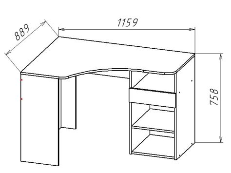 ᐉ Геометрия Стол письменный угловой №10 1159 купить в Ростове недорого по цене от 6406 руб