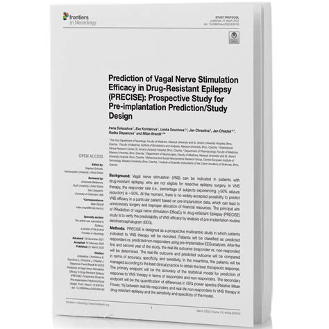 Prediction Of Vagal Nerve Stimulation Efficacy In Drug Resistant