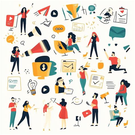 A Visual Representation Of Different Types Of Brand Ambassadors Including Microinfluencers And