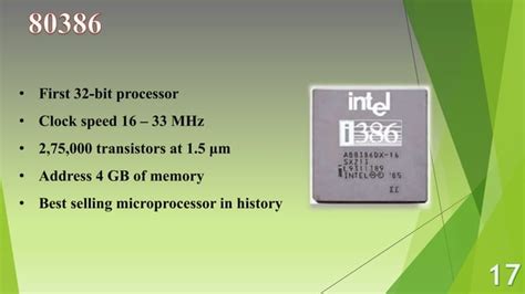 Intel Processorshistory Products Ppt