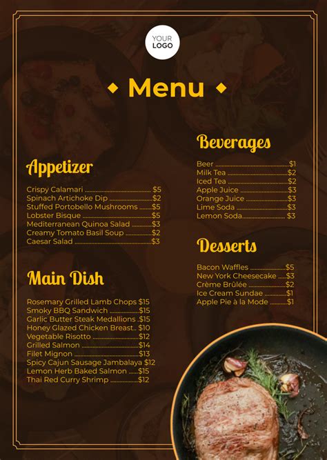 Free St Patricks Day Menu Template To Edit Online