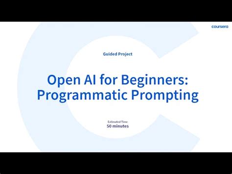 Open Ai For Beginners Programmatic Prompting Short Course Coursera
