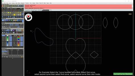 Matrix With Touche Curve Curve Boolean Youtube