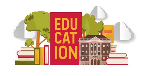 교육 배너 포스터 벡터 일러스트입니다 책 더미 지식 학습 학교 대학 또는 대학 건물 문학 공부 독서 개념 영리 하 고 현명한 가리기에 대한 스톡 벡터 아트 및 기타 이미지