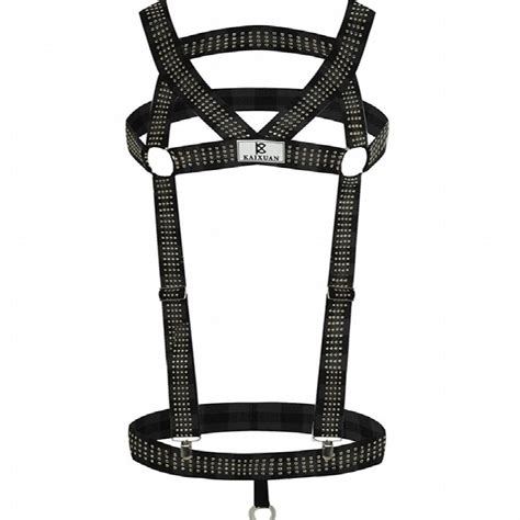Pu Leather Adjustable Sexy Bondage Men Full Body Chest Harness