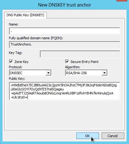 DNSSEC Validation In Microsoft DNS Server