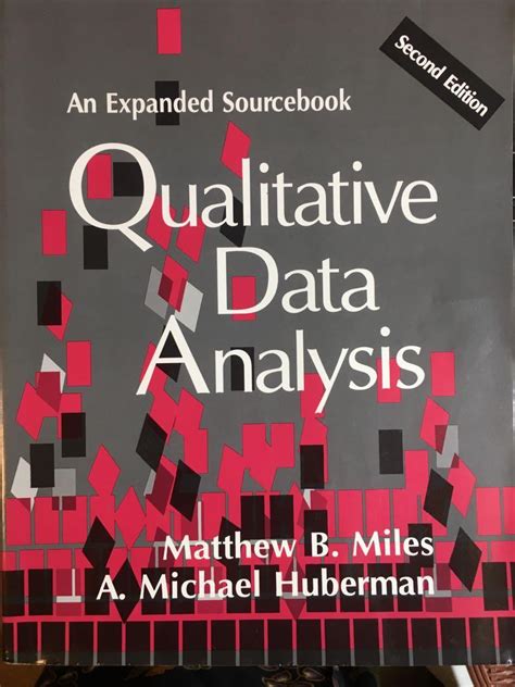 深入淺出：an Expanded Sourcebook Qualitative Data Analysis 338pgs Fit For