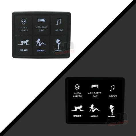 Way V Switch Touch Panel Switch Custom Design Sexy Button Labels