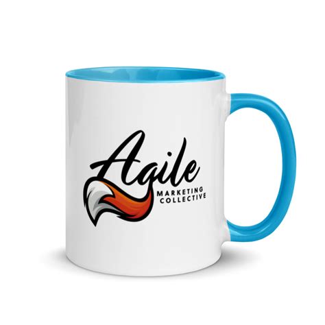Agile Mug With Color Inside Arty Artsy
