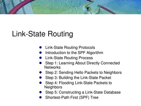 Ppt Chapter 10 Link State Routing Protocols Powerpoint Presentation