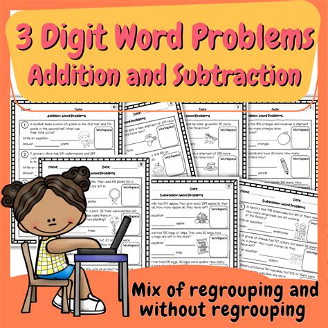 3 Digit Addition And Subtraction Word Problems Made By Teachers