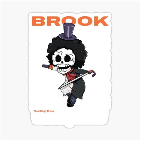 Brook One Piece Chibi Ver Sticker For Sale By Takahiro Shoppu