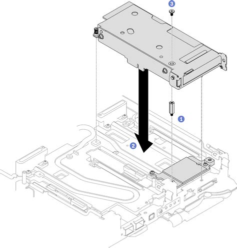 Install A PCIe Riser Assembly ConnectX 6 ThinkSystem SD665 V3 Lenovo Docs