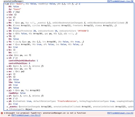Annotationmanageron Is Not A Function Webviewer Apryse Community
