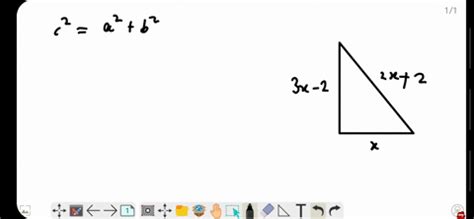 SOLVED Solve For X In The Following Triangle