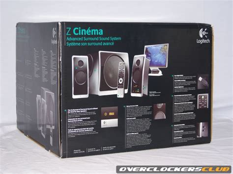 Logitech Z Cinema Surround Sound Speaker Review Overclockers Club