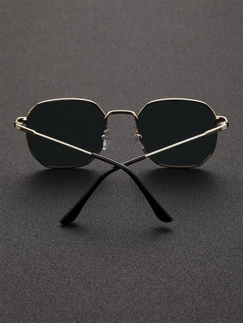 Men Metal Frame Fashion Glasses Vintage Shades Accessories Shein Uk