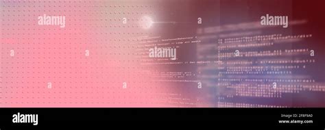 Computer Code And Metal Machine Surface Against Gradient Background Program Coding Concept