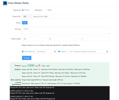 github mirrentools orion stress tester a simple efficient and