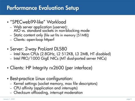 Ppt Evaluating Network Processing Efficiency With Processor