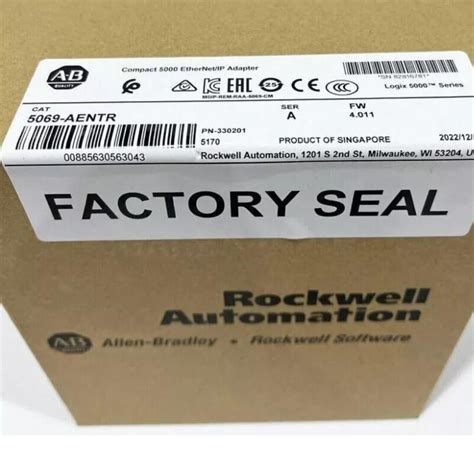 5069 Aentr Allen Bradley Compact Io Dual Port Ethernetip Adapter