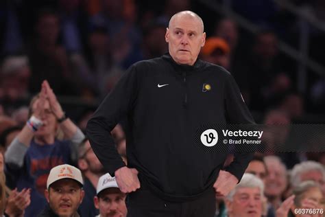 Indiana Pacers Head Coach Rick Carlisle Looks On In The First Quarter
