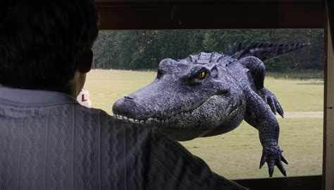 Itt A Rossz Számítógépes Animációval Megvalósított Aligátor Című Horror