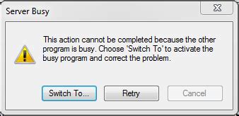 Switch To Retry Cancel Lounge Scene