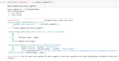 Course 1 Week 2 Pythonbasicswithnumpy Exercise All Failed Neural