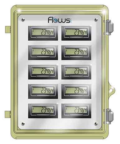 Digital Pulse Counter For Water Meters With Pulse Output