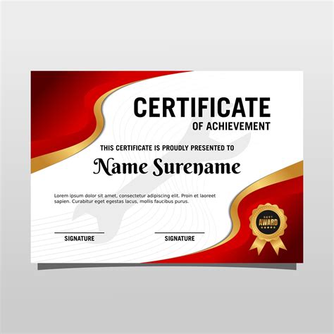 Machine Engineering Certificate Certificate For Mechanical Expert Vector Art At Vecteezy